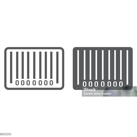바코드 라인 및 문자 모양 아이콘 전자 상거래와 마케팅 스캔 기호 벡터 그래픽 흰색 배경 Eps 10에 선형 패턴 가격에 대한 스톡 벡터 아트 및 기타 이미지 Istock