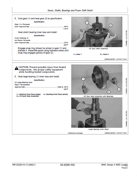 John Deere 844k 4wd Series Ii Loader Technical Manual Sn After F664098