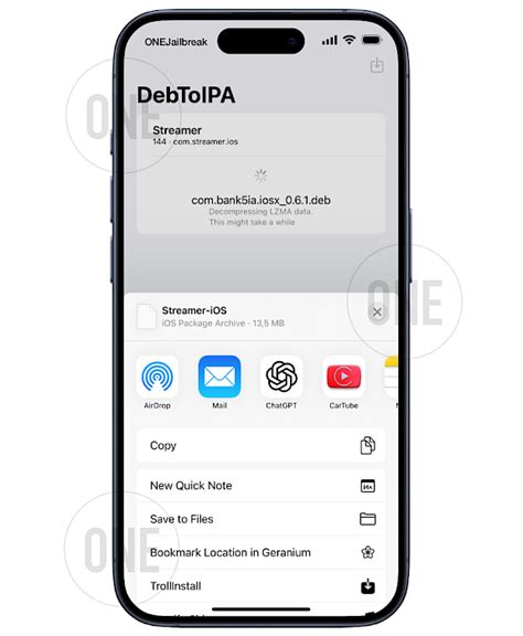 DebtoIPA Convert DEB To IPA On IPhone No PC Required