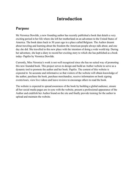 Solution Software Requirements Specification Document For Website