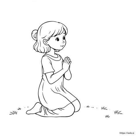 Página De Colorir Da Hannah Oração