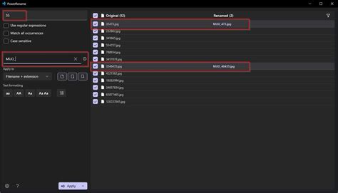 how to batch rename files with powertoys powerrename