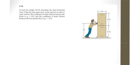 Solved If Each Box Weighs 150 Lb Determine The Least
