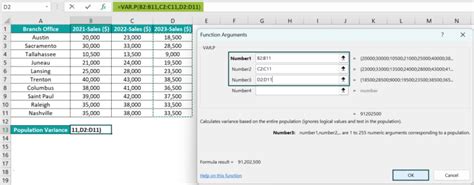 Varp Excel Function Syntax Examples How To Use