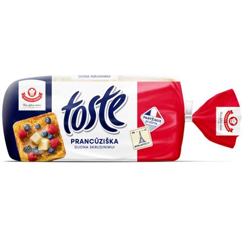 Prancūziška Skrudinimo Duona Toste 500g