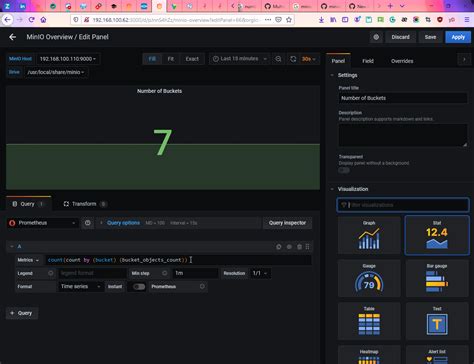 Problem With Metrics Countcount By Bucket Bucketobjectscount