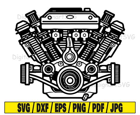Engine Svg Car Engine Svg Car Svg Automobile Svg Car Silhouette Svg