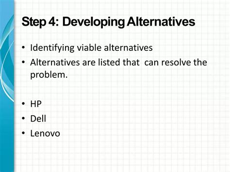 Weighted Decision Making Ppt