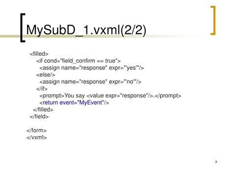 Ppt Vxml Return And Submit Powerpoint Presentation Id 4257337
