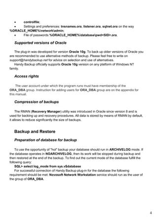 Oracle Database Backup Pdf