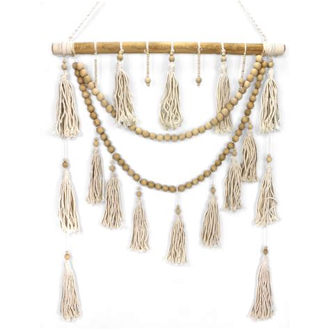 Macrame Stick And Tassel Mac1 Jeddala Imports