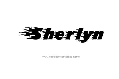 Sherlyn Name Tattoo Designs