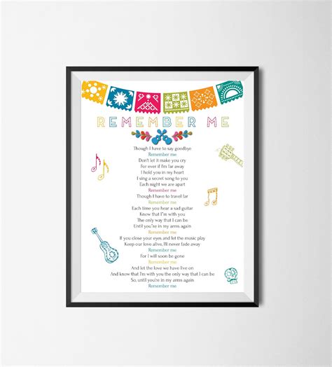 Remember Me Coco Lyrics At Adolph Grier Blog