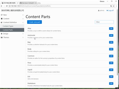 Edit Content Parts Display Name Is Invalid · Issue 1049 · Orchardcms