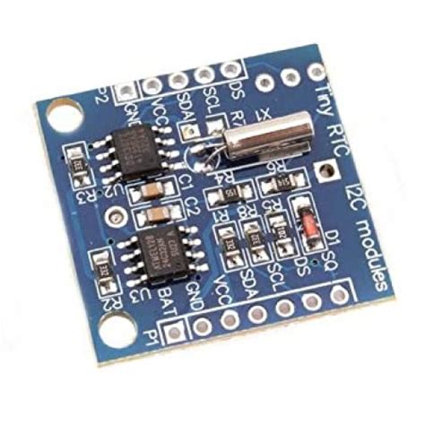 Rtc I2c Ds1307 Module Including Coin Cell Battery Fabtolab India