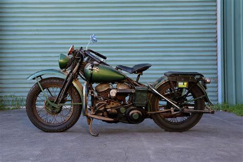 1942 Harley Davidson WLA Naked Racer Moto Co Antique Motorcycles