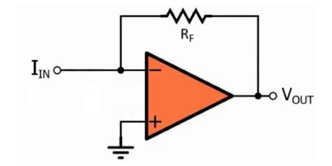 Op Current To Voltage Amplifier Circuits