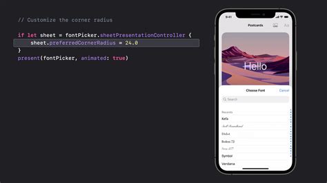 Customize and resize sheets in UIKit - WWDC21 - Videos - Apple Developer