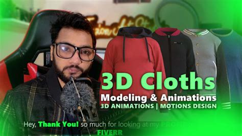 3d Cloth Design And Simulation For Your Fashion Video By