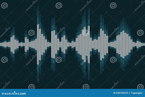 Abstract Sound Wave Lines Pattern Stock Vector Illustration Of Line Design 296704475