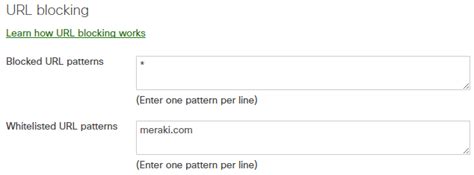 Content Filtering Cisco Meraki Documentation