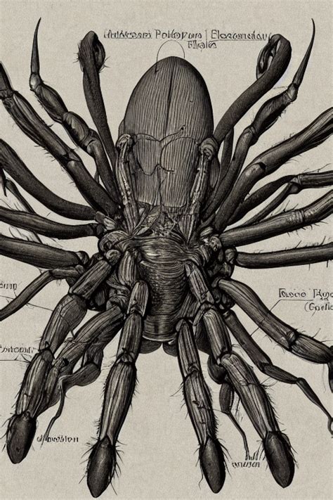 Spider Anatomy Diagram