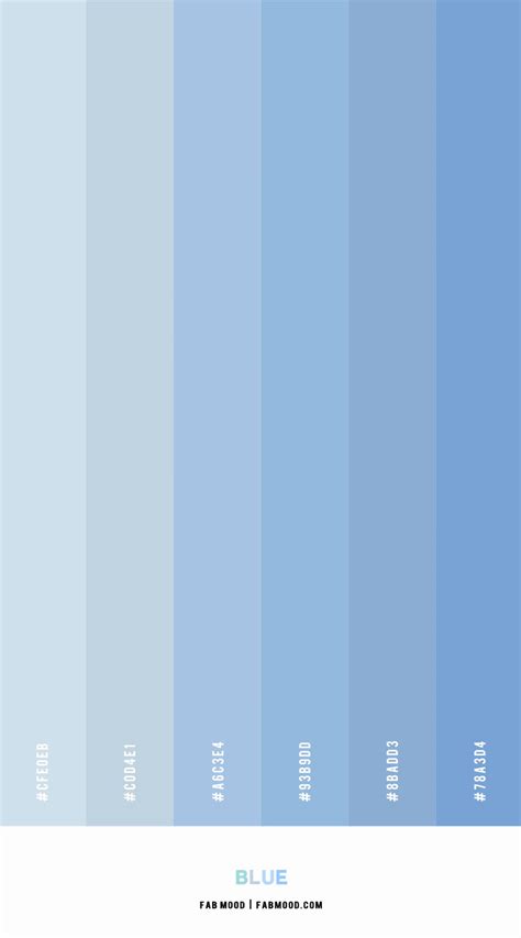 Pastel Blue Color Palette Inspiration With Hex Codes — 54 Off