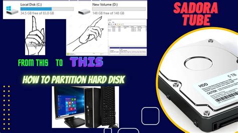 How To Partition Hard Drive On Windows የሃርድ ድስክ ፓርትሽን አሰራር Part 1