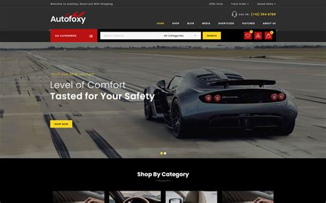 Autofoxy Auto Parts Store Woocommerce Theme