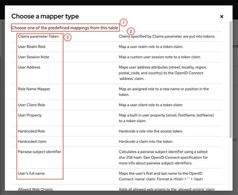 UX Review Client Scope Mappers Creation Configure New Mapper Issue 18992 Keycloak