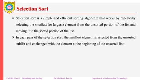 Sorting Algorithms: Bubble Sort, Selection Sort, | PDF