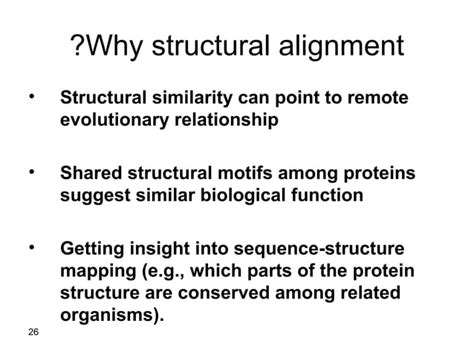 Protein Structure Databases And Structural Alignment Ppt Databases Computer Software And