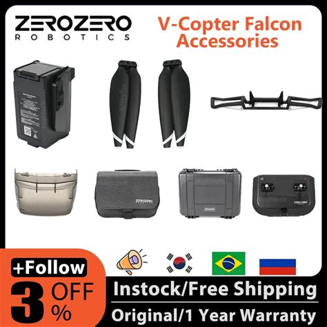 제로 제로 V형 바이콥터 드론 원격 제어 스마트 배터리 블레이드 프로펠러 보관 가방 V콥터 팔콘 예비 부품용 Aliexpress