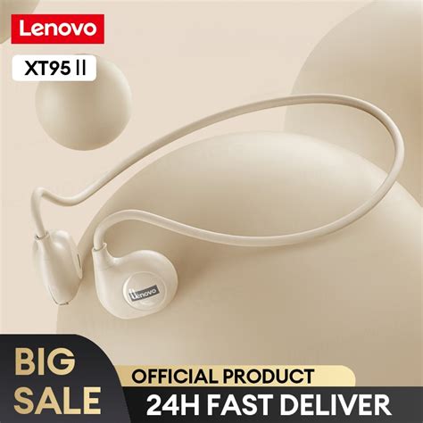 Jual Lenovo Thinkplus XT95II Bone Conduction Bluetooth Earphones Open