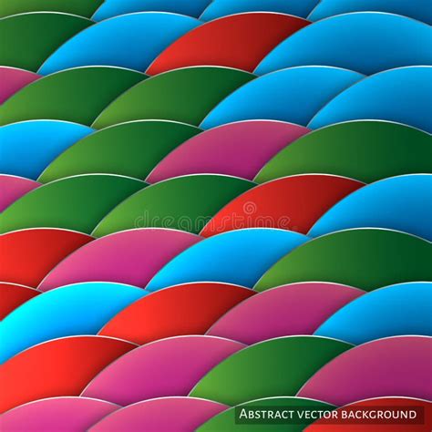 Abstract Vector Background Overlapping Paper Stock Vector