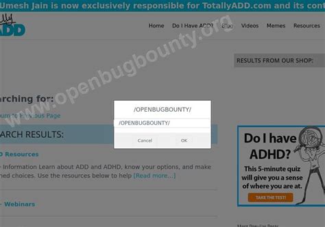Totallyadd Cross Site Scripting Vulnerability OBB Open Bug Bounty