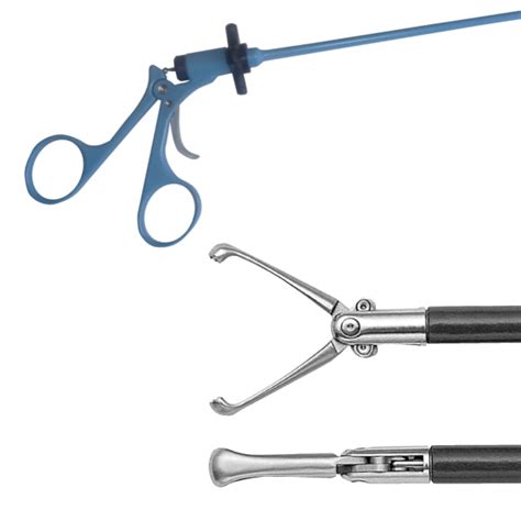 Pei Blue Laparoscopic Instrument Grasping Forceps Babcock National
