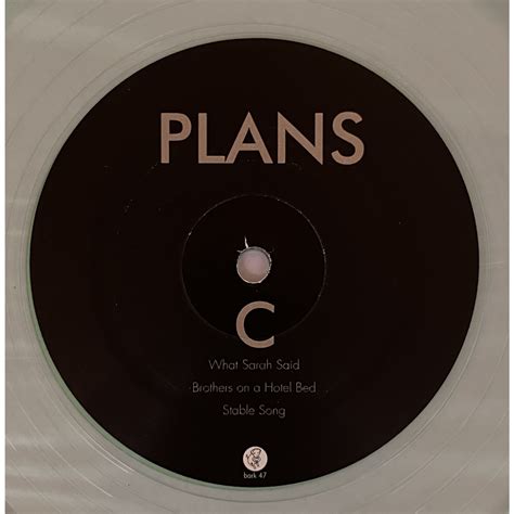 Death Cab For Cutie Plans Kollectibles Kops Records
