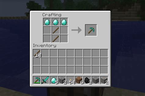 The Crafting Interface For Minecraft Game Interface Minecraft Crafts