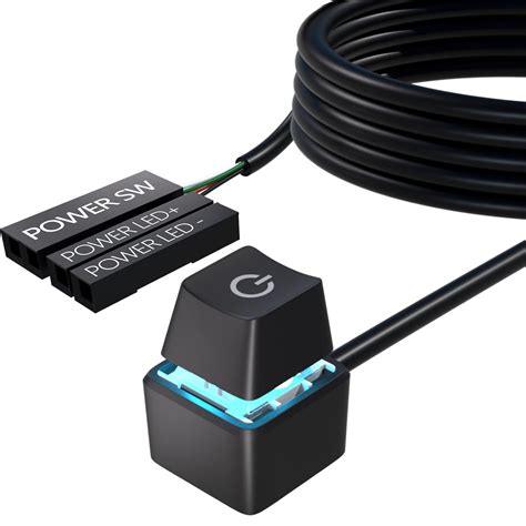 Oddtone Desktop Computer Power Switch Power Supply Control Adapter Cable 65 Inch