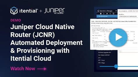 Joksan Flores On Linkedin Juniper Cloud Native Router Jcnr Automated Deployment And Provisioning