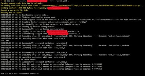Run Variable Run TaskName Is Not Defined But Documented Issue Azure Acr GitHub