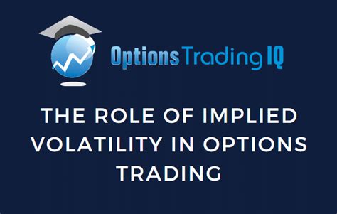 The Role Of Implied Volatility In Options Trading