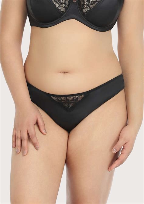 Hsia Foxy Satin Soft Low Rise Mesh Lace Trimmed Elegant Underwear