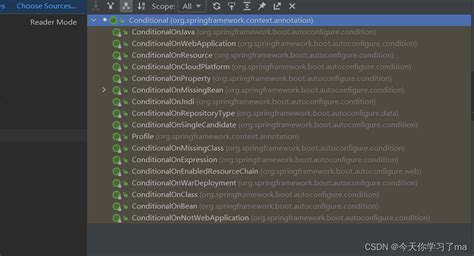 Importconditional和importresourse注解inportresource Conditional Csdn博客