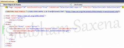 How To Use CheckBox Selection Limit In ASP NET