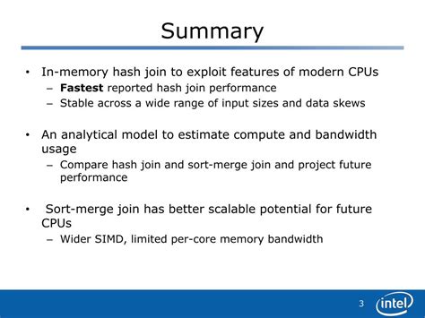 ppt sort vs hash revisited fast join implementation on modern multi