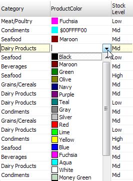RDBGrid DBGrid With Column Grouping Sorting Filtering Checkbox Drop Down List Custom