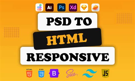 convert psd figma xd to html css responsive website by mczc23 fiverr