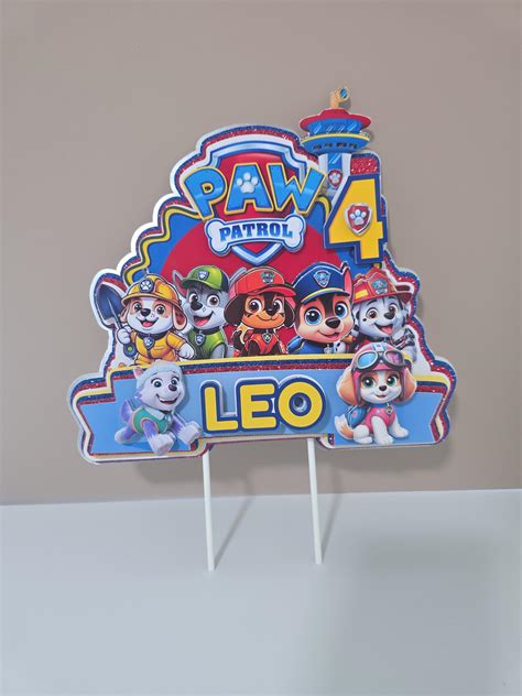 Personalized Pow Patrol Gable Box 3d Candy Favor Kit Etsy